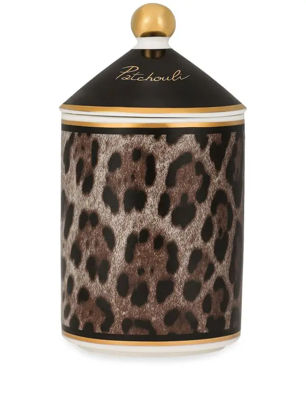 Dolce & Gabbana Porcelain Patchouli Scented Candle - Brown