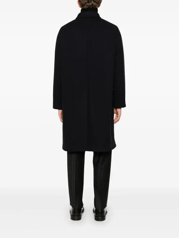 Tagliatore Loyd Felted Coat - Blue