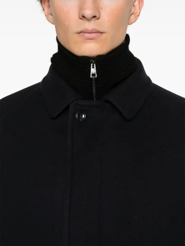 Tagliatore Loyd Felted Coat - Blue