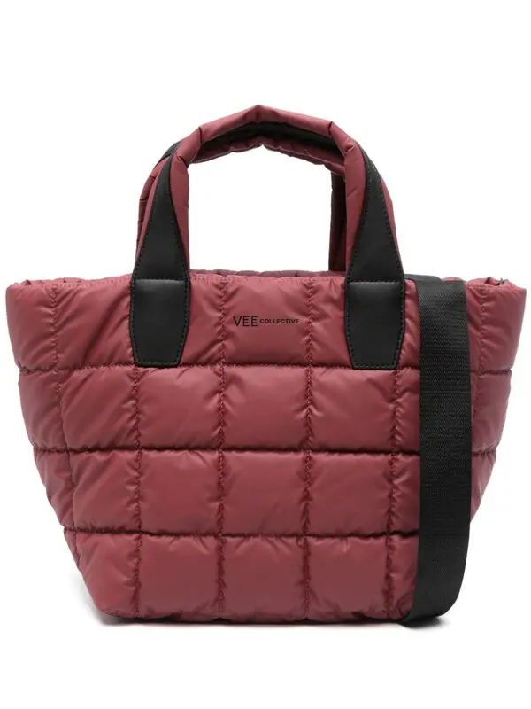 VEECOLLECTIVE Small Porter Tote Bag - Red