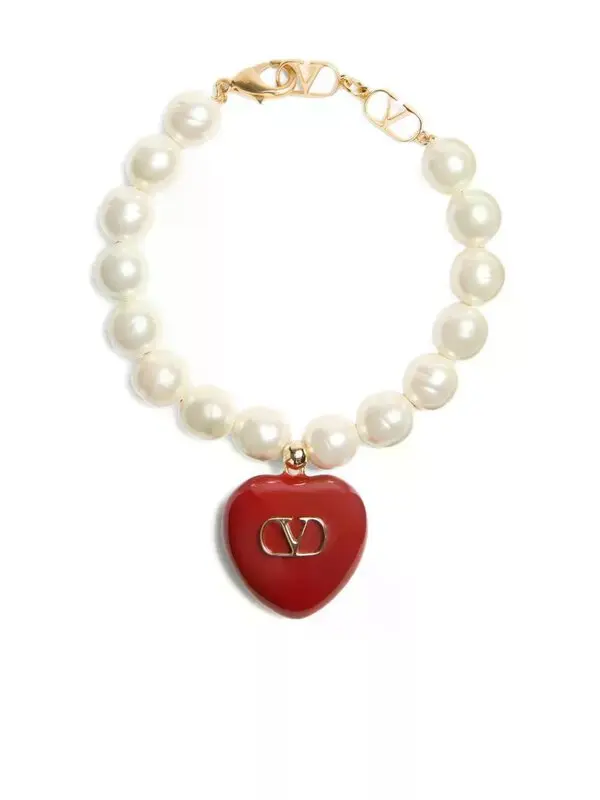 Valentino Garavani Coeur Royal Bracelet - Neutrals