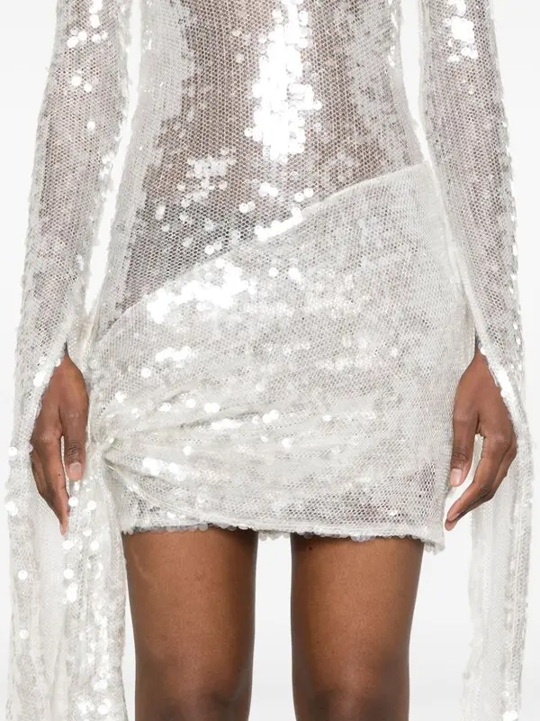 coperni knotted sequins dress COPERNI