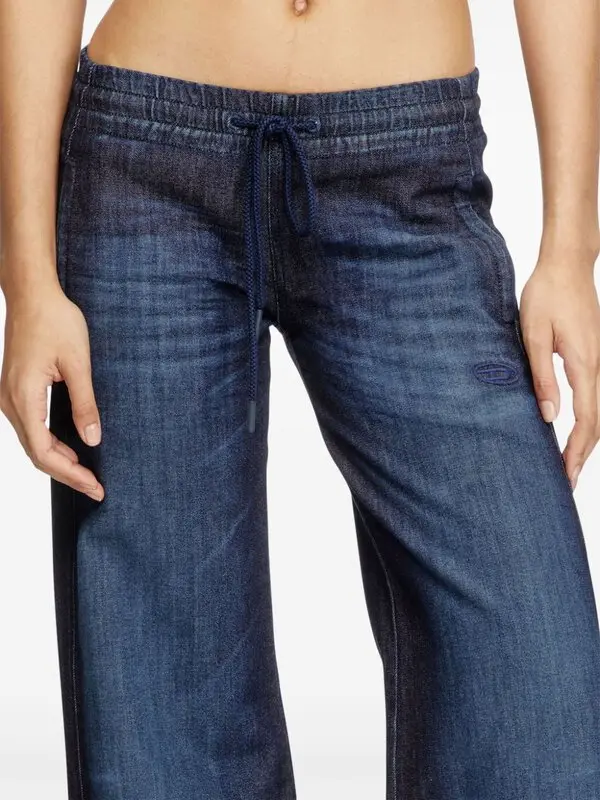 DIESEL D-ainty Wide-leg Jeans