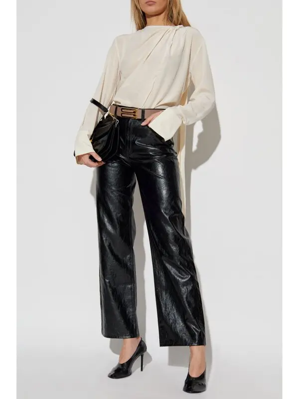Victoria Beckham Ruched-detailing Blouse - Neutrals