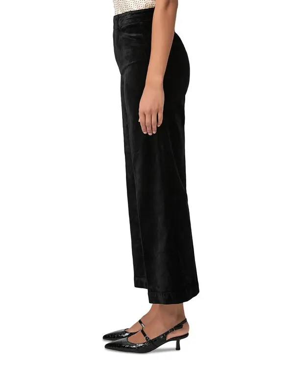 Paige Anessa Velvet Full Length Pants