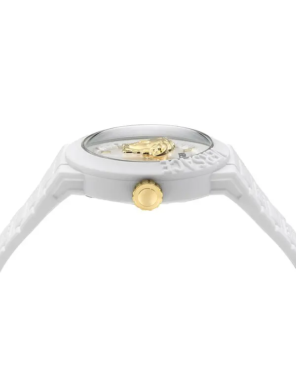 Versace V Pop Watch, 43mm - White