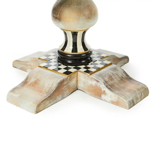 MACKENZIE-CHILDS Tuscan Farm 39 Round Pedestal Table