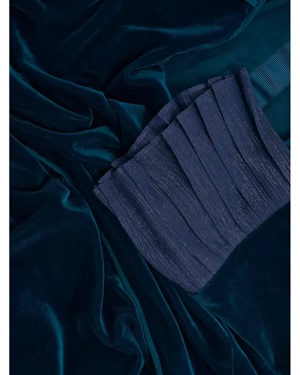 HOBBS LONDON Mary Velvet Midi Dress