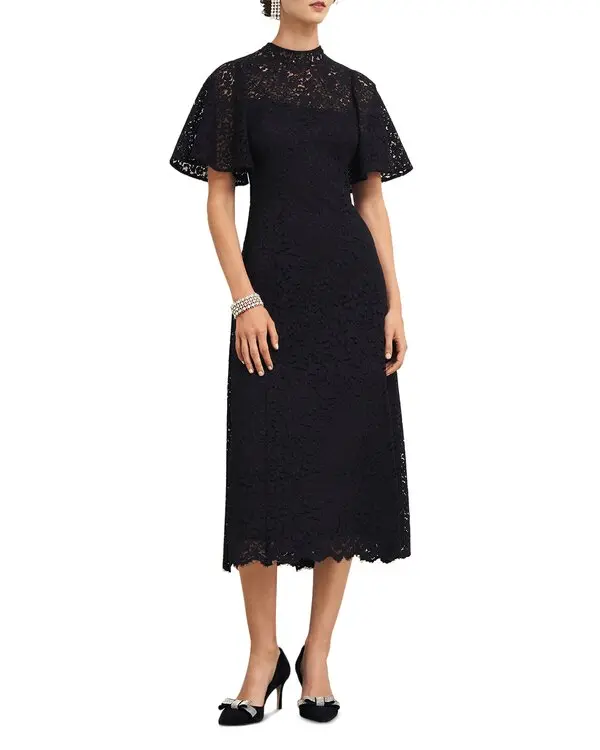 HOBBS LONDON Aylesbury Lace Midi Dress