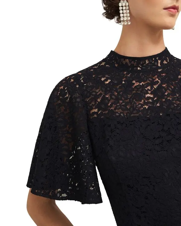 HOBBS LONDON Aylesbury Lace Midi Dress