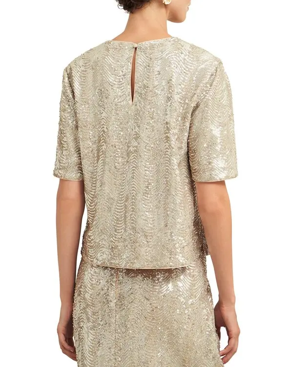 HOBBS LONDON Marlowe Limited Sequined Top