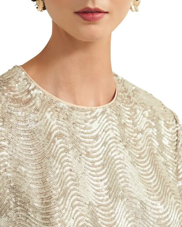HOBBS LONDON Marlowe Limited Sequined Top