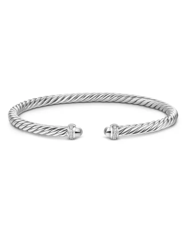 David Yurman Cablespira Flex Bracelet - Silver