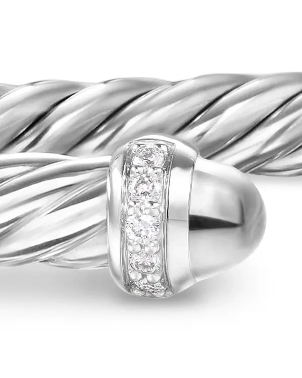 David Yurman Cablespira Flex Bracelet - Silver