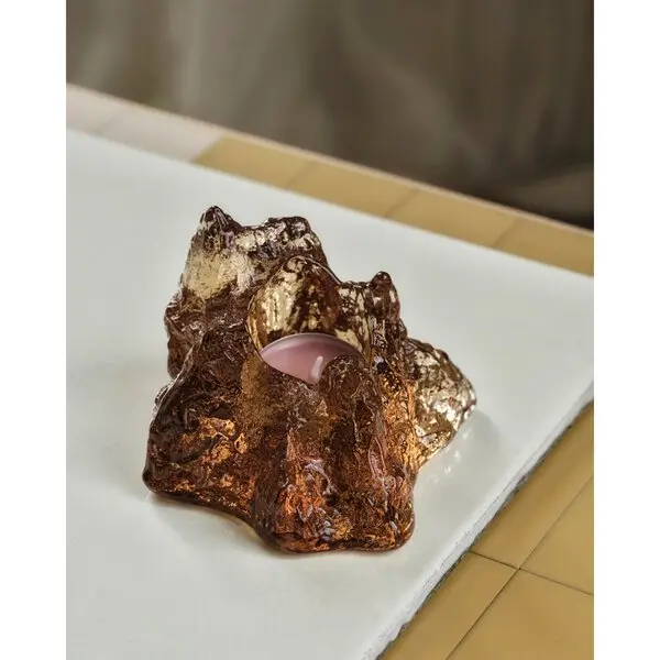 KOSTA BODA The Rock Votive - Bronze