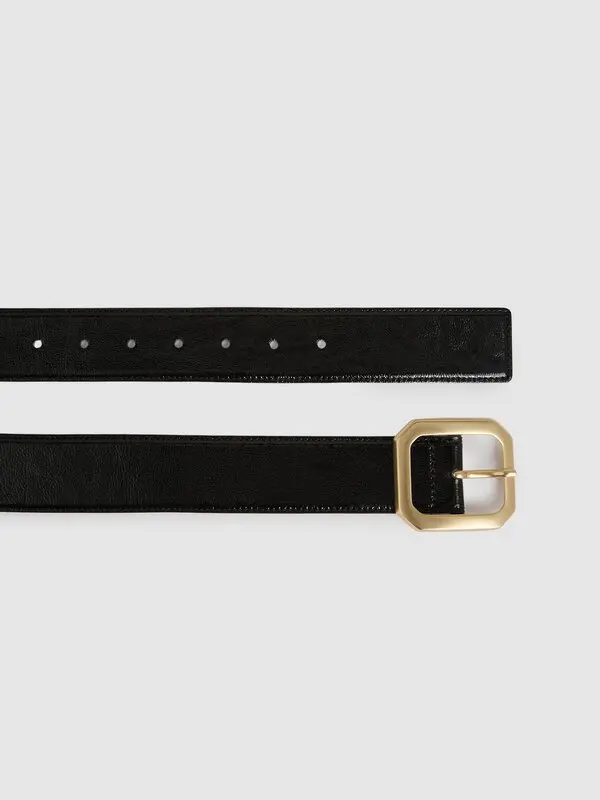 REISS Edna Suede Belt
