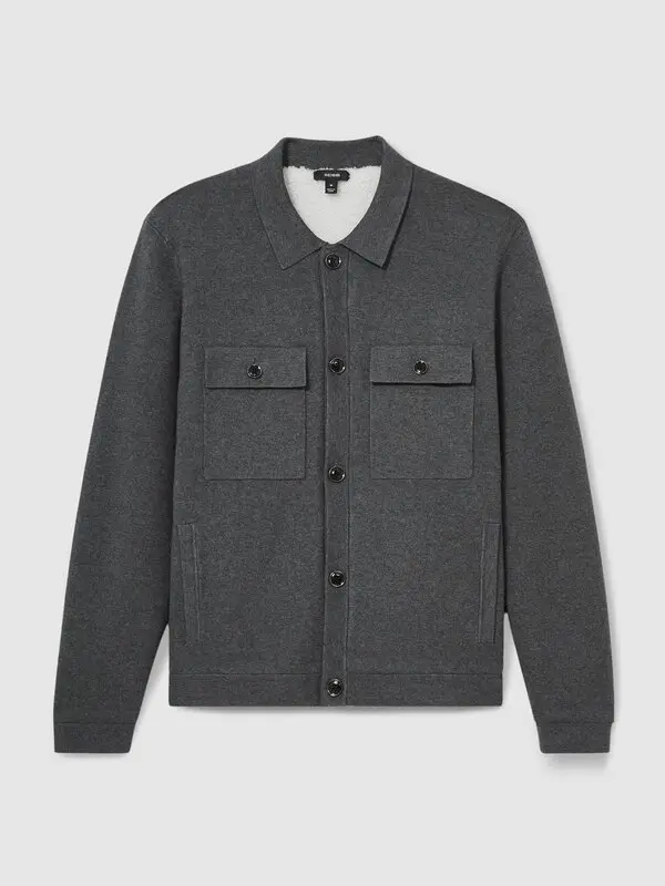 REISS Heritage Fleece-lined Jacket