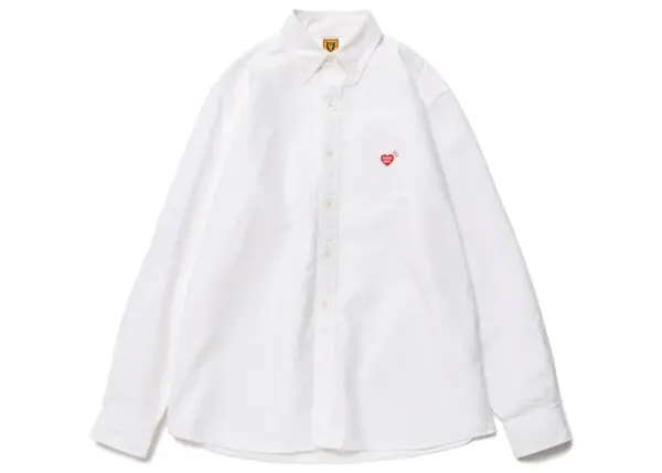 HUMAN MADE Oxford Bd Shirt - White