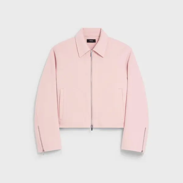 Theory Blouson Jacket In Double-face Wool-cashmere