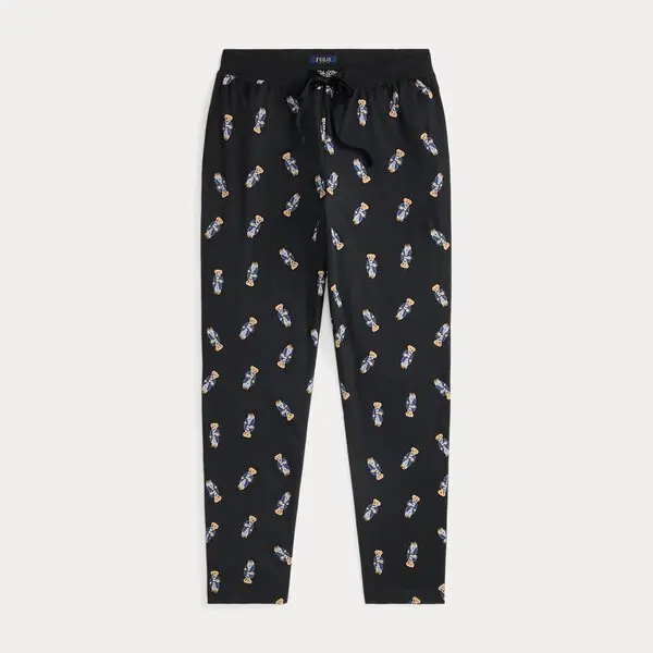 Ralph Lauren Polo Bear Jersey Pajama Pant - Polo Black