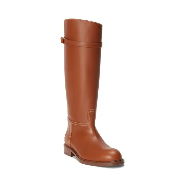 Ralph Lauren Calfskin Tall Riding Boots