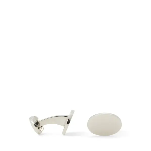 Ralph Lauren Sterling Oval Cuff Links