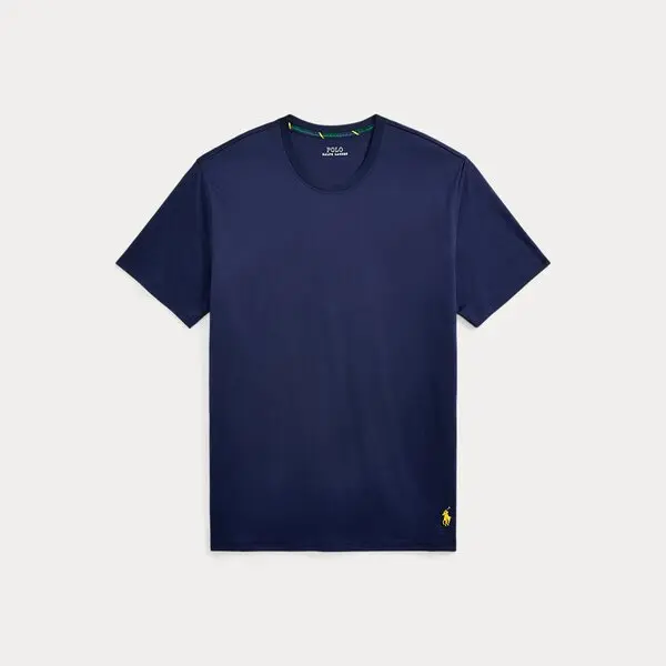 Ralph Lauren Mercerized Cotton Sleep Shirt - Cruise Navy