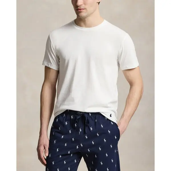 Ralph Lauren Classic Fit Wicking Crew 3-pack - White