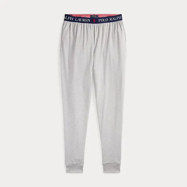 Ralph Lauren Mercerized Cotton Sleep Jogger - Andover Heather