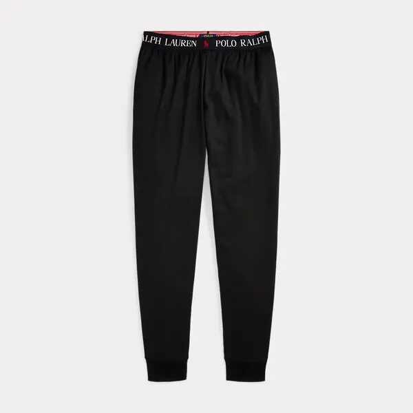 Ralph Lauren Mercerized Cotton Sleep Jogger - Polo Black
