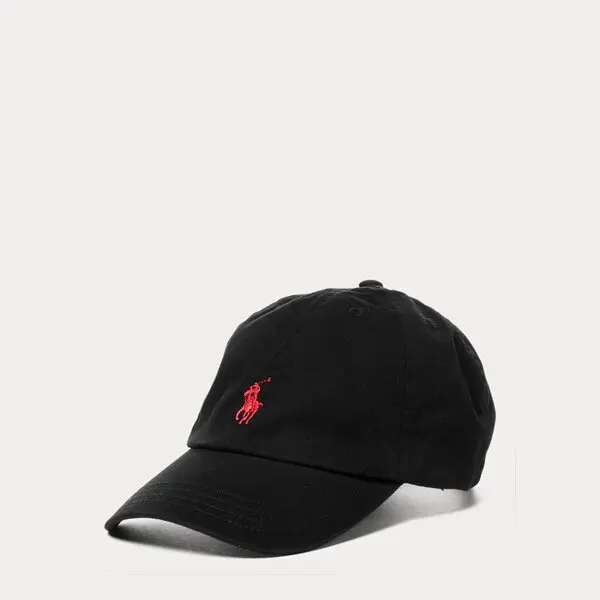 Ralph Lauren Cotton Chino Ball Cap - Black