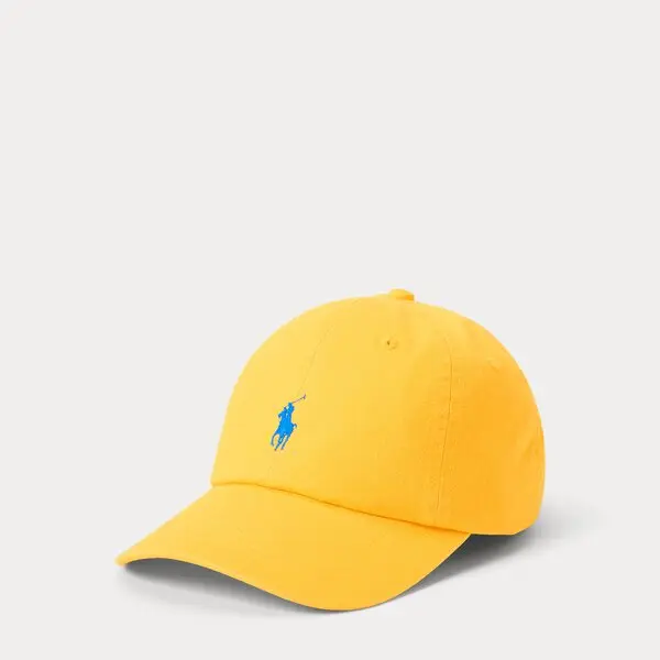 Ralph Lauren Cotton Chino Ball Cap - Yellow Fin