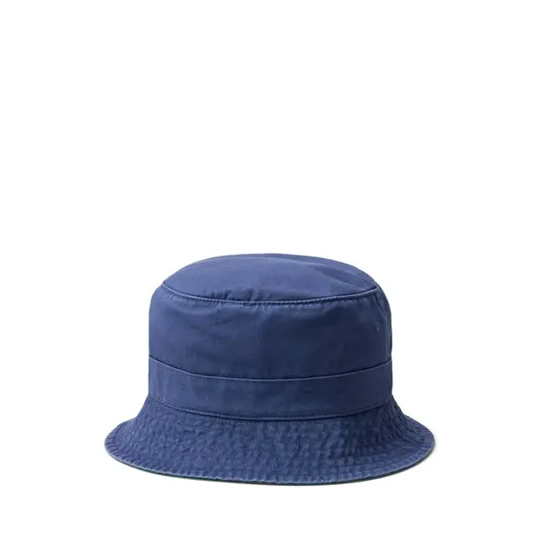 Ralph Lauren Polo Bear Twill Bucket Hat - Light Navy