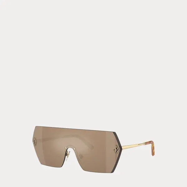 Ralph Lauren Harper Sunglasses - Brown Gold Mirror