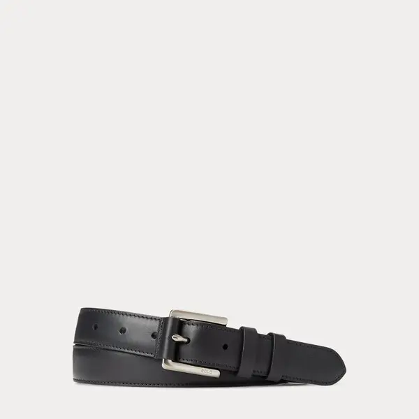 Ralph Lauren Calfskin Dress Belt - Black