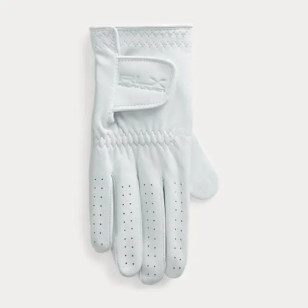 Ralph Lauren Leather Golf Glove Right Hand - White