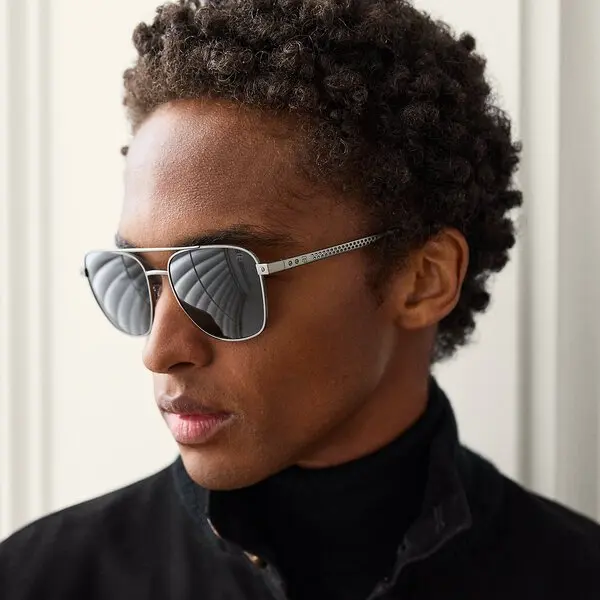 Ralph Lauren Automotive Round Sunglasses - Black
