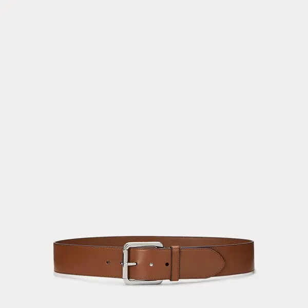 Ralph Lauren Vachetta Leather Wide Belt - Cuoio