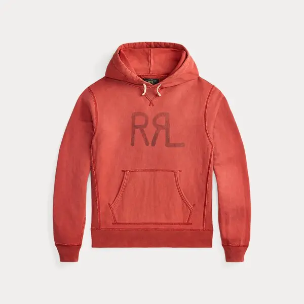 Ralph Lauren Ranch Logo Hoodie - New Brick