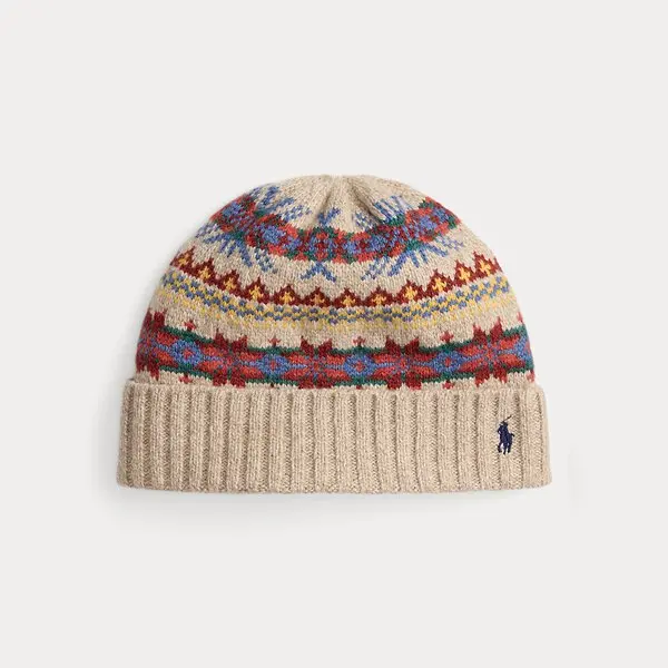 Ralph Lauren Fair Isle Wool-blend Beanie - Bright Multi