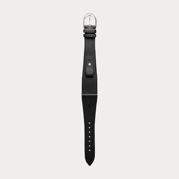 Ralph Lauren Stirrup Calfskin Strap - Black