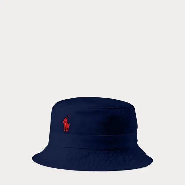 Ralph Lauren Cotton Chino Bucket Hat - Newport Navy
