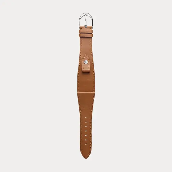 Ralph Lauren Large Stirrup Calfskin Strap - Tan