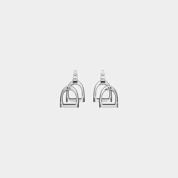 Ralph Lauren Double-stirrup Drop Earrings - Sterling Silver