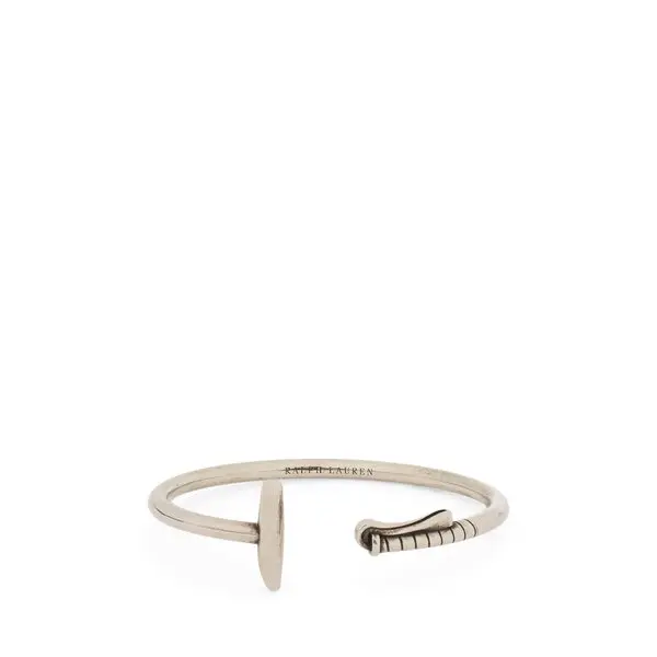 Ralph Lauren Sterling Silver Polo Mallet Cuff - Grey