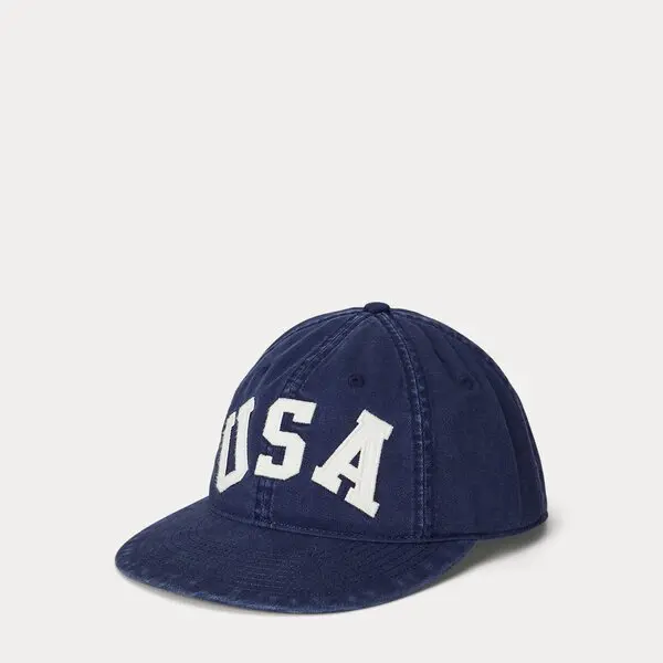 Ralph Lauren Appliquéd Twill Cap - Newport Navy