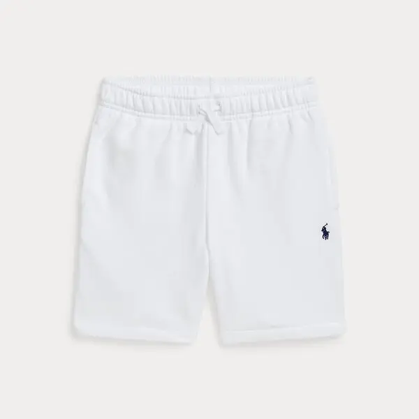 Ralph Lauren French Terry Drawstring Shorts - White