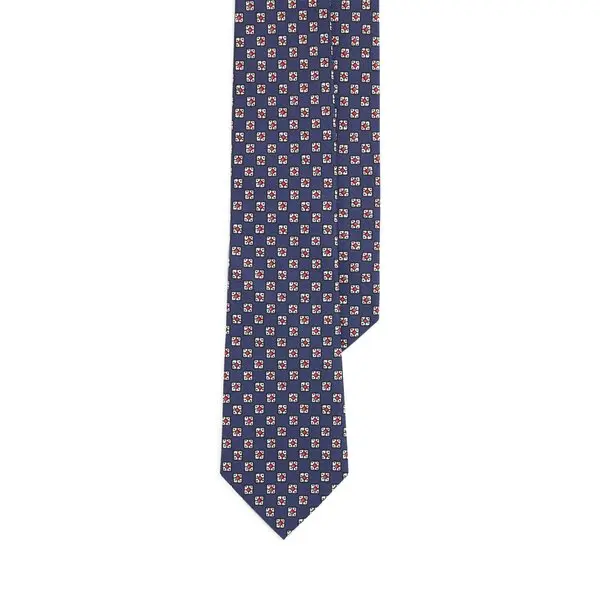 Ralph Lauren Square-print Silk Twill Neck Tie