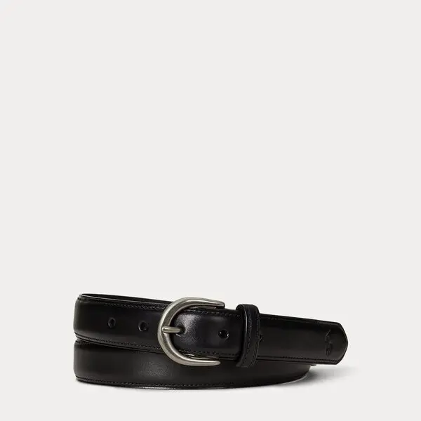 Ralph Lauren Full-grain Leather Belt - Black