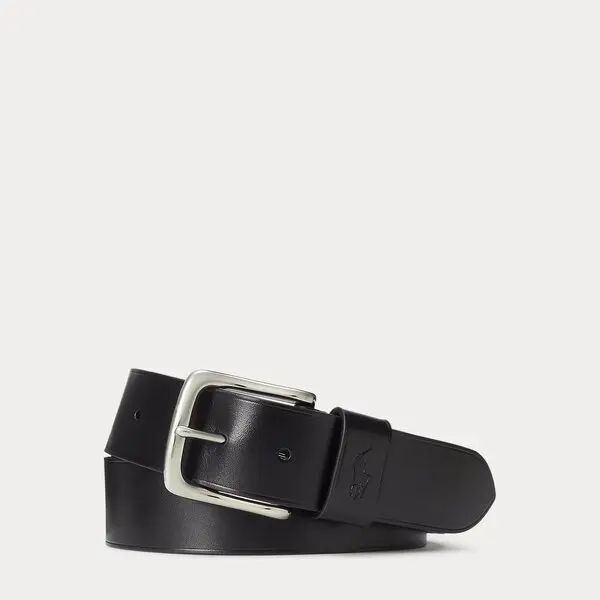 Ralph Lauren Full-grain Leather Belt - Black